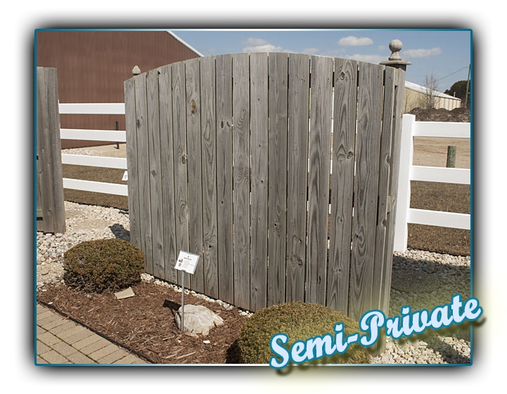 Semi-private Fence - Delta Fence & Construction